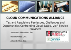 Cloud Communications Alliance Webinar
