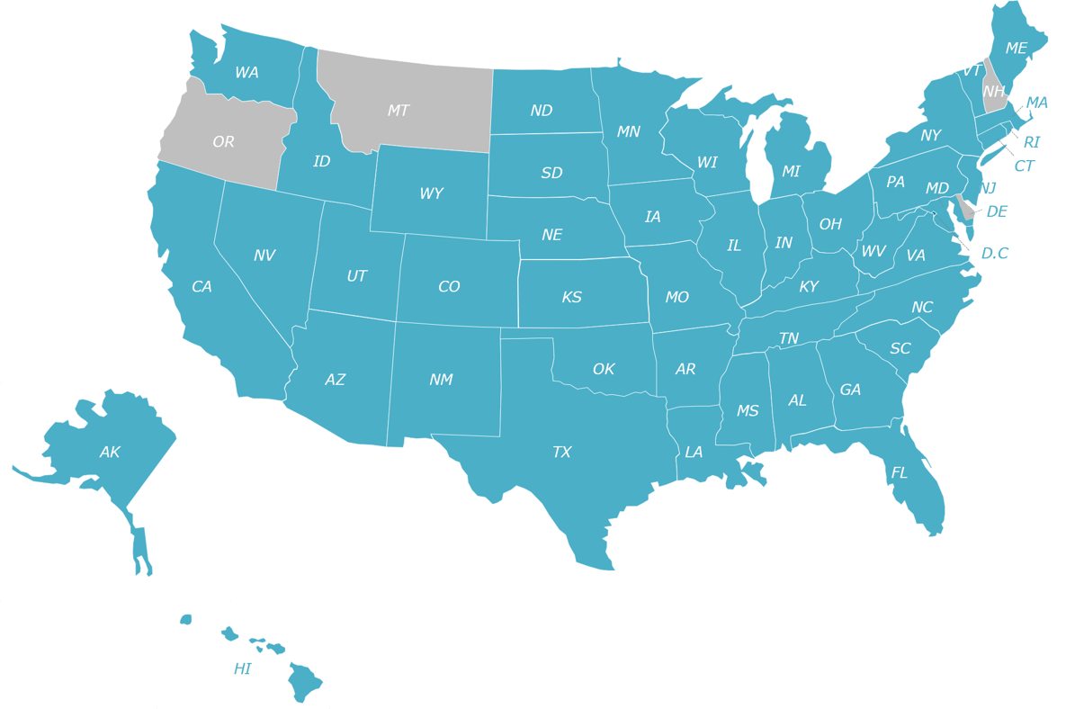 NOMAD States That Don't Have Sales Tax | TaxConnex