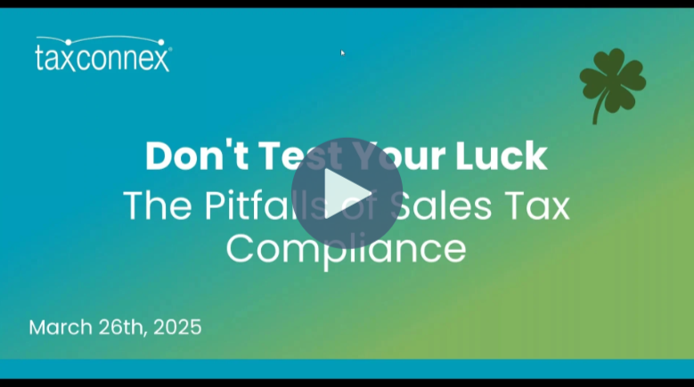 Upcoming Online Tax Webinar Sign-Up | TaxConnex